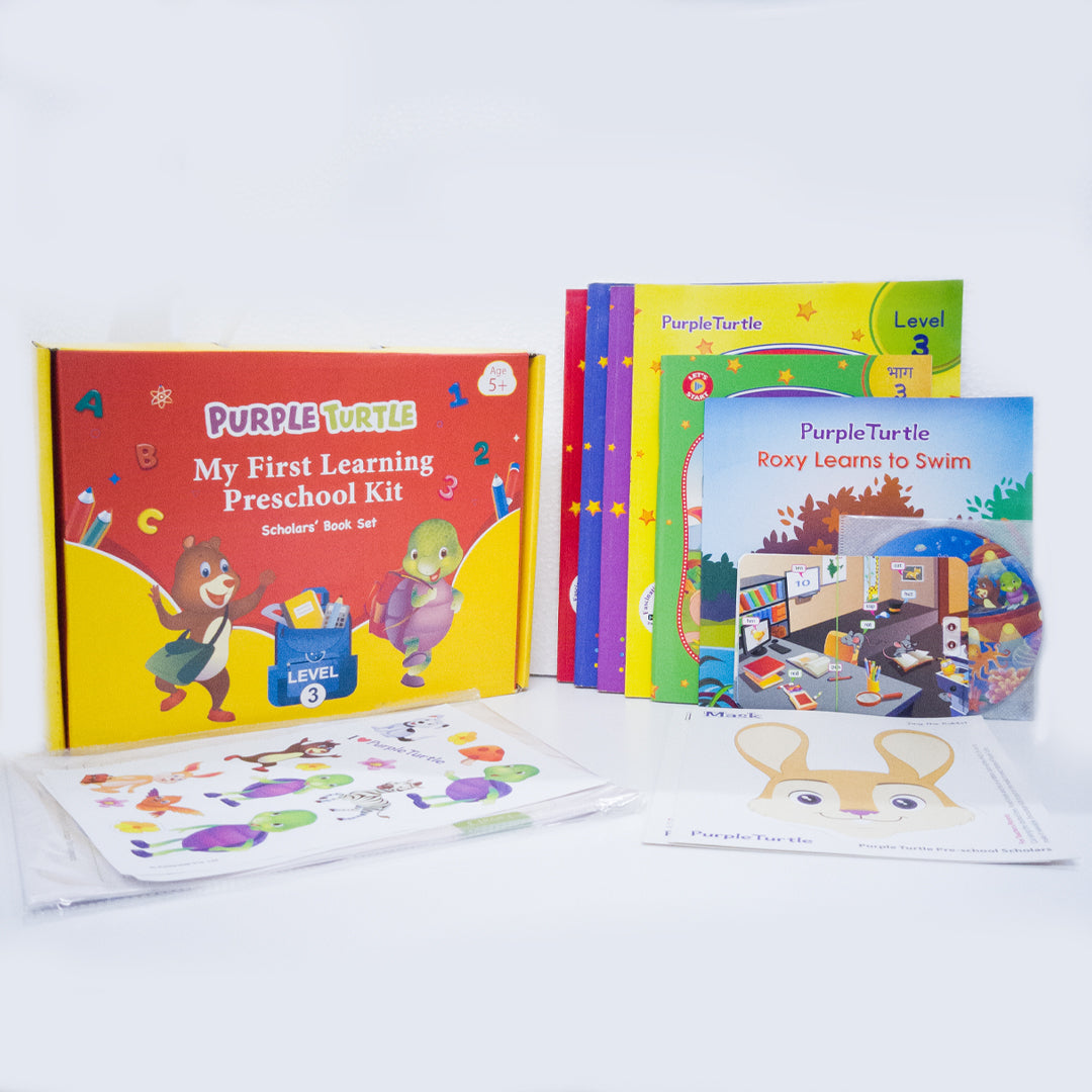 Purple Turtle Preschool Kit Level 3 For UKG Kids – PurpleTurtle Store